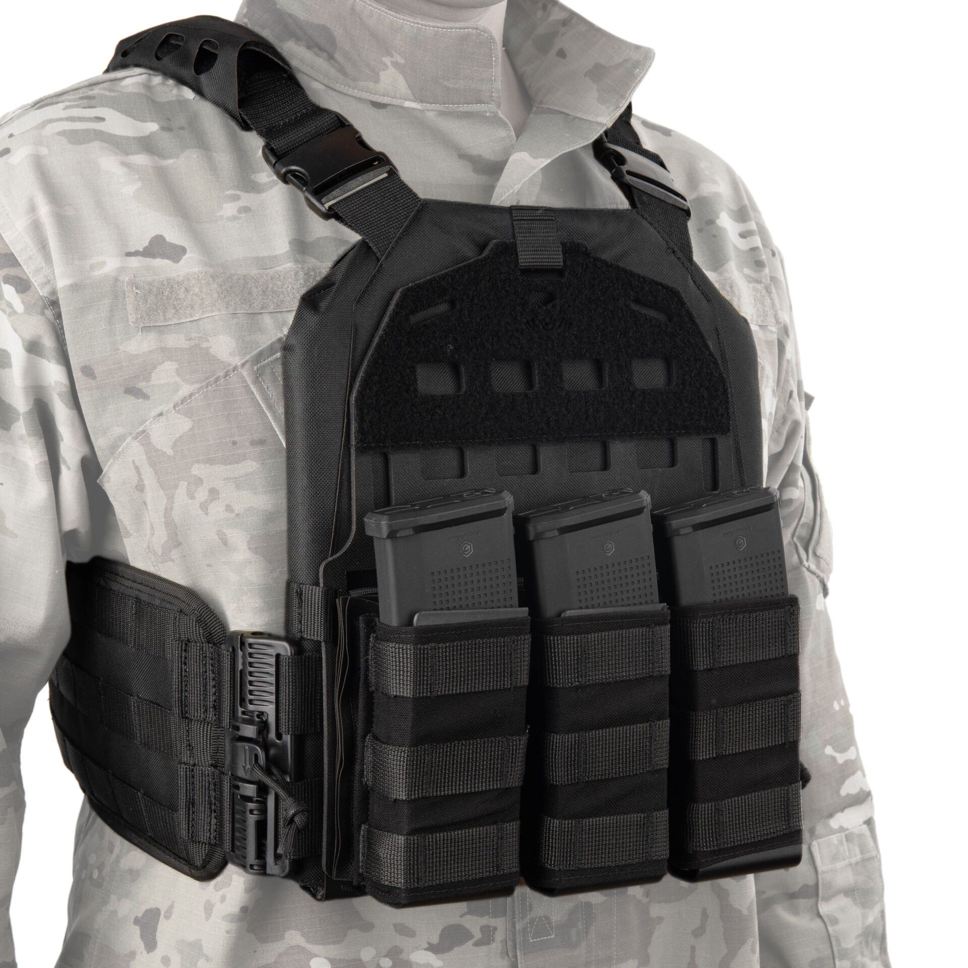 Mas Tactical® Plaka Taşıyıcı Lazer Kesim 6194 Siyah | Mastactical.com