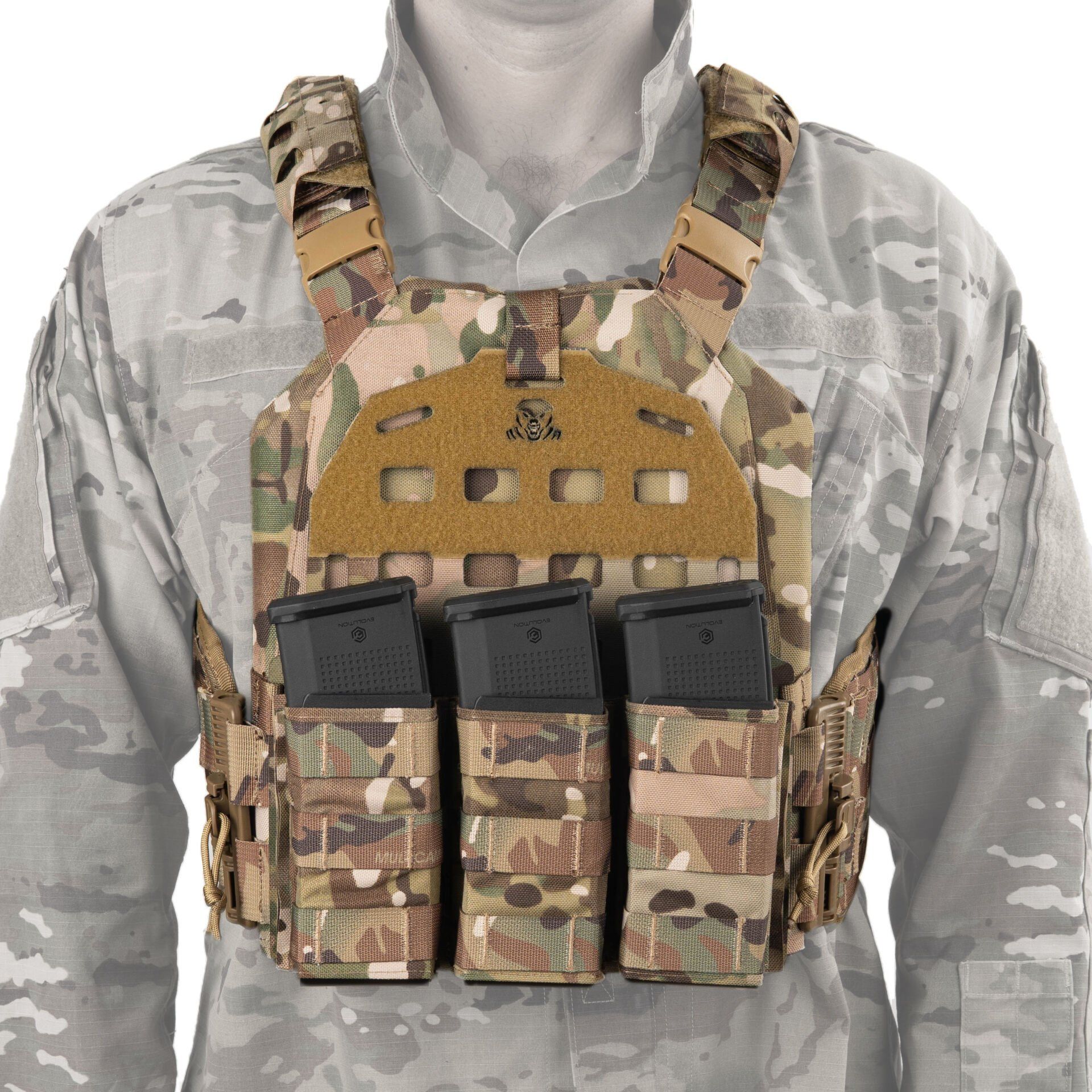 Mas Tactical® Plaka Taşıyıcı Lazer Kesim 6194 Multicam | Mastactical.com
